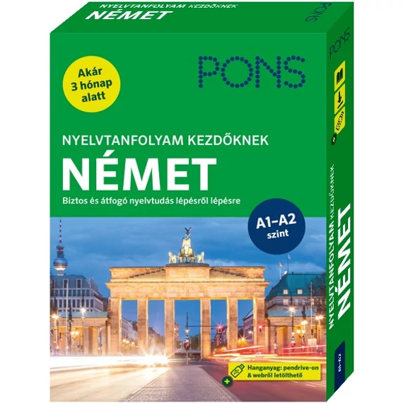 PONS Nyelvtanfolyam kezdőknek NÉMET - pons.hu